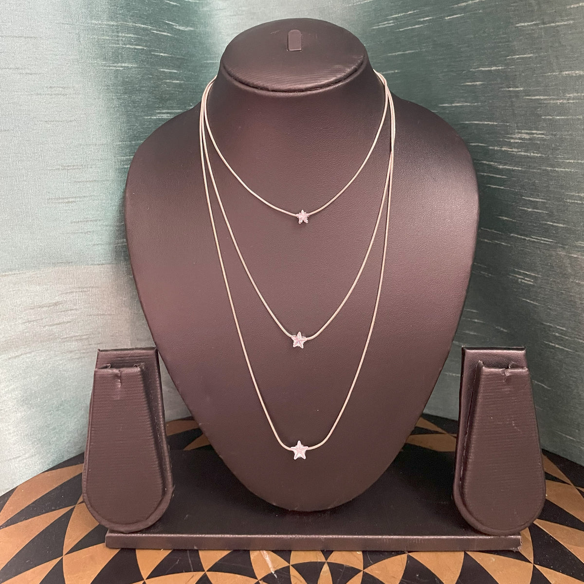 Three layered Chain (6 shapes) | Jewels and Stones India